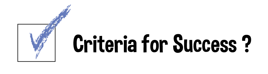 Exploring Criteria for Success – Educational Aspirations