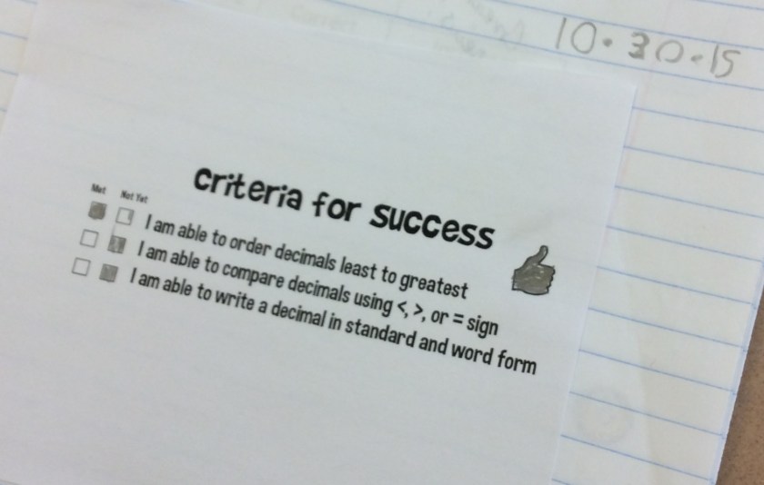 Exploring Criteria for Success – Educational Aspirations