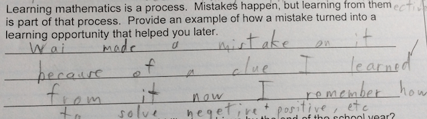 Math Reflections – Educational Aspirations