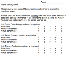 Math Reflections – Educational Aspirations