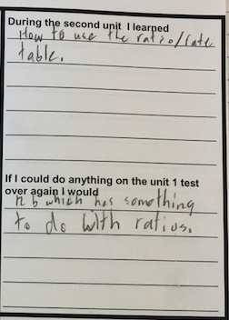 Math Reflections and Sentence Stems – Educational Aspirations