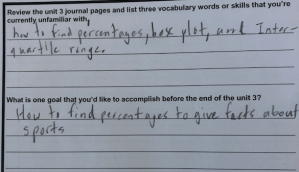 Math Reflections and Sentence Stems – Educational Aspirations
