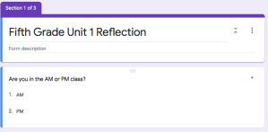 Digital Student Math Reflections – Educational Aspirations