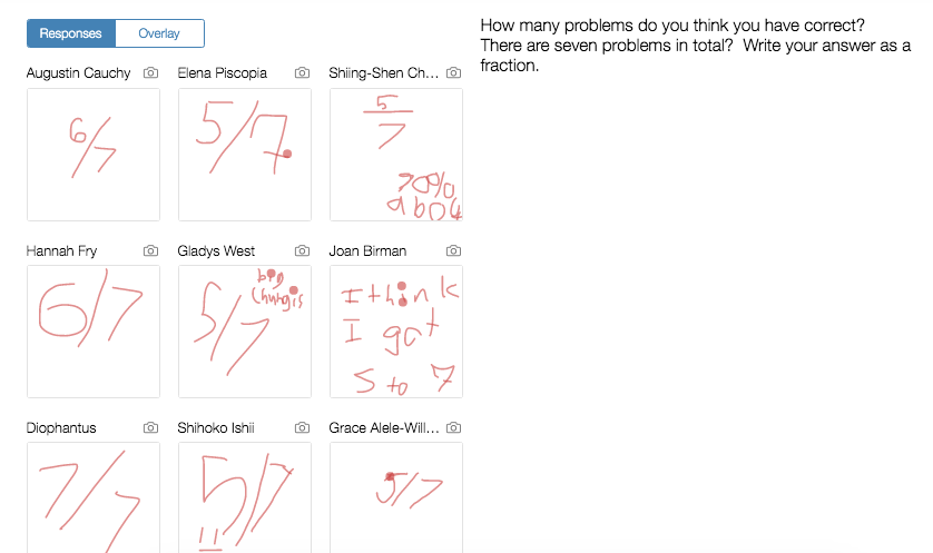Digital Math Tasks, Predictions and Reflections – Educational Aspirations