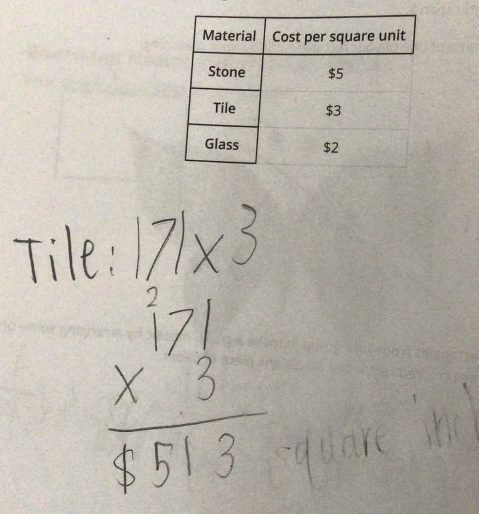 Area and Math Mosaics – Educational Aspirations